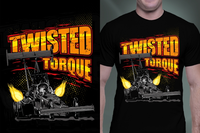 T-shirt Design #15 | 'Drag Racing Shirts' design project | DesignContest