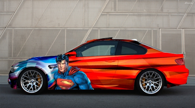 Car Wrap Design #39 | 'SUPERMAN ENERGY DRINK' design project ...