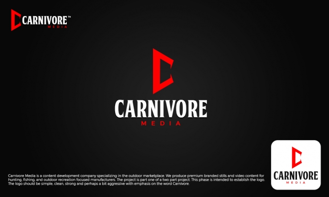 Logo Design #203 | 'Carnivore Media' design project | DesignContest