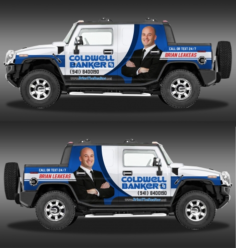 Car Wrap Design #18 | 'Real Estate' design project | DesignContest