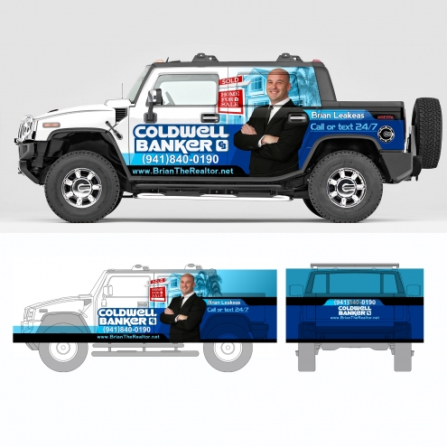Car Wrap Design #35 | 'Real Estate' design project | DesignContest