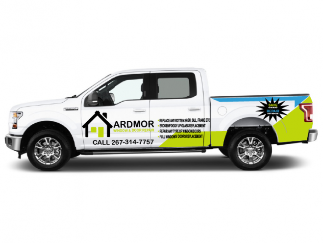 Car Wrap Design #5 | 'ARDMOR WINDOWS & DOORS, INC' design project ...