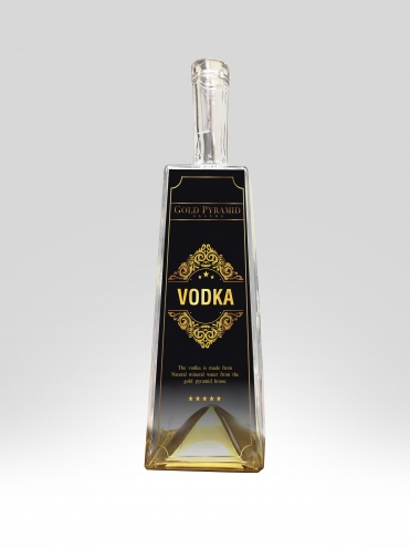 Label Design #54 | 'Gold Pyramid Vodka' design project | DesignContest