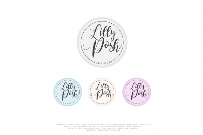 Logo Design #869 | 'Lilly Posh' design project | DesignContest