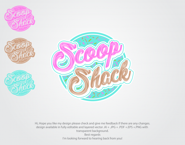 Logo Design #220 | 'scoop shack' design project | DesignContest