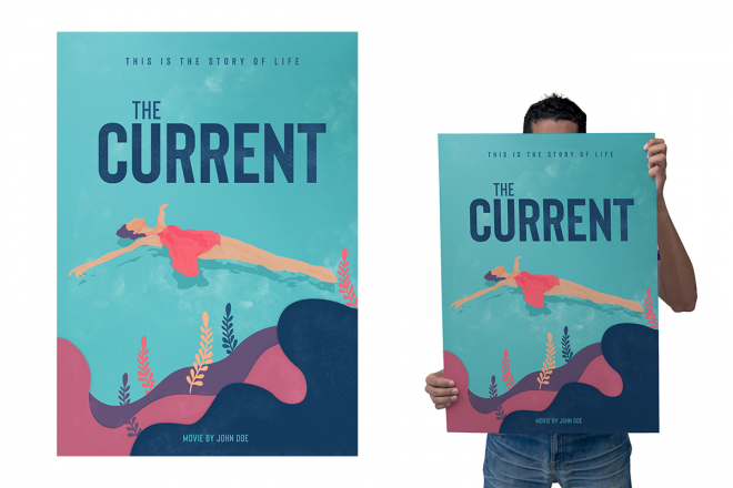 Poster Design #15 | 'The Current - Documentary' design project ...