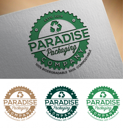Logo Design #8 | 'Paradise Packaging Company' design project ...