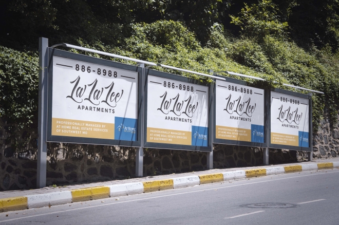 Billboard Design #46 | 'La La Lee Apartments' design project ...