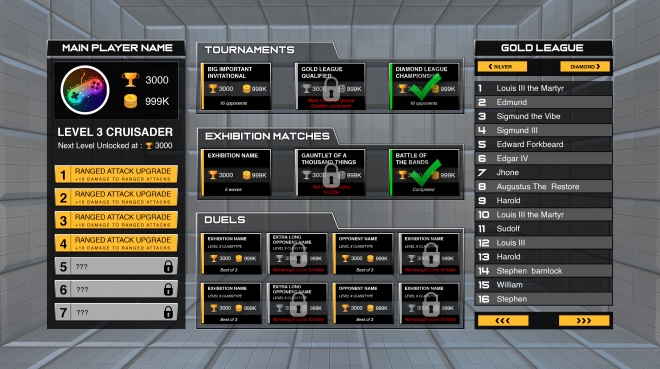 Graphic Design #35 | 'Ironlights - VR Game Menu Design' design project ...