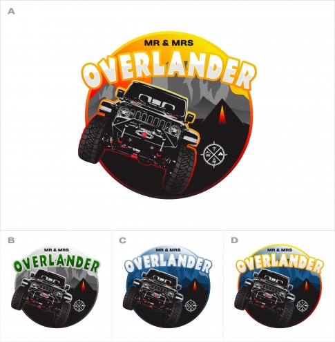 Logo Design #202 | 'MR & MRS OVERLANDER' design project | DesignContest