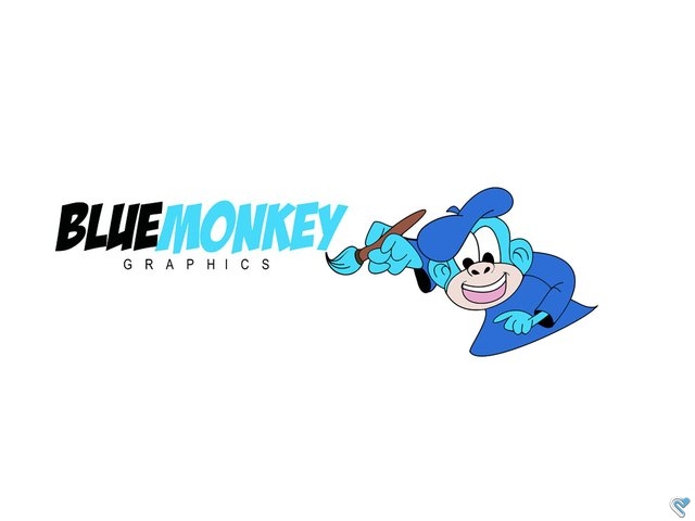 Logo Design #40 | 'Blue Monkey Graphics logo design' design project ...