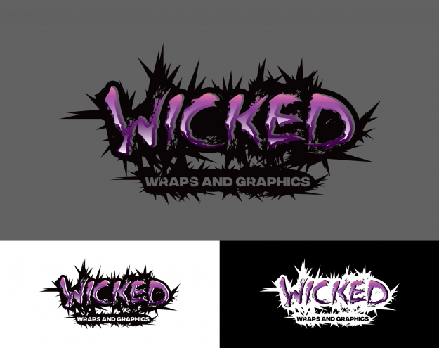 Logo Design #40 | 'Wicked Wraps And Graphics' design project ...