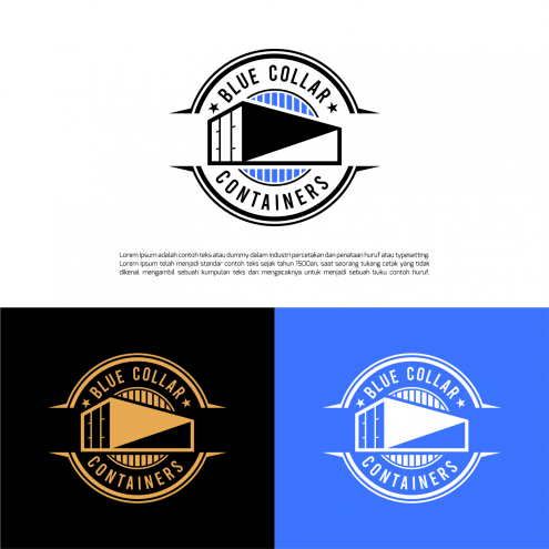 Logo Design #605 | 'Blue Collar Containers' design project ...