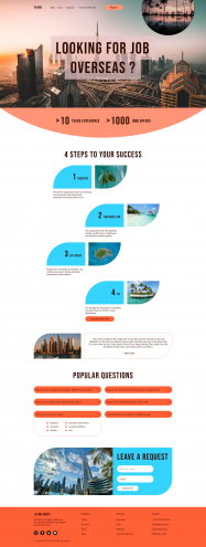 Website Design #74 | 'HR landing page' design project | DesignContest