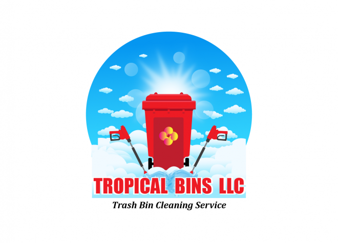 Logo Design #67 | 'Tropical Bins LLC. Trash bin cleaning service ...