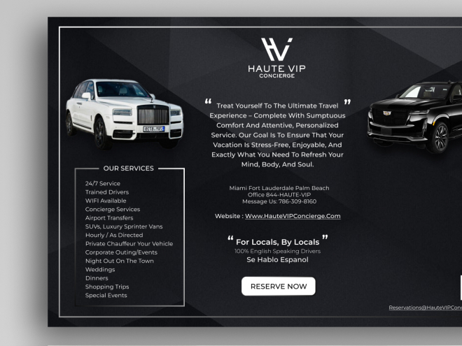 Flyer Design #33 | 'VIP Concierge Services' design project ...