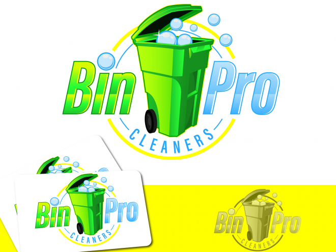 Logo Design #7 | 'Bin Pro Cleaners' design project | DesignContest
