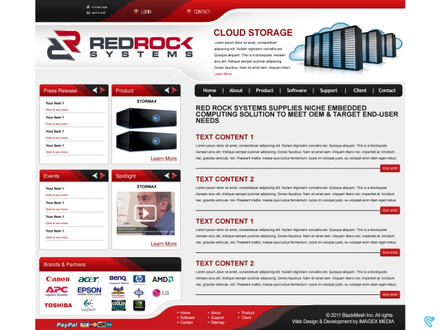 Website Design #24 | 'High-tech startup needs hi-tech image!' design ...