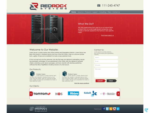 Website Design #1 | 'High-tech startup needs hi-tech image!' design ...