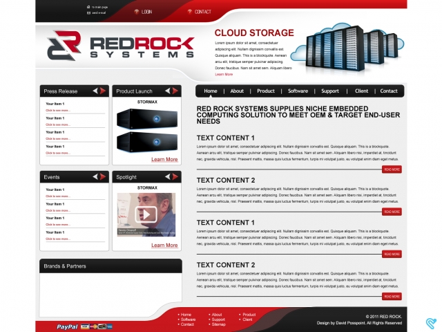 Website Design #23 | 'High-tech startup needs hi-tech image!' design ...