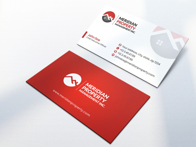 Business Card Design #274 | 'Meridian Business Cards' design project ...