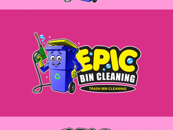 Logo Design #53 | 'Epic Bin Cleaning. Trash Bin Cleaning.' design ...