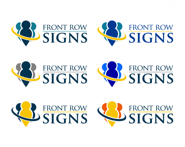 Logo Design #40 | 'Front Row Signs' design project | DesignContest