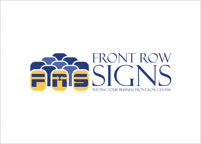 Logo Design #114 | 'Front Row Signs' design project | DesignContest