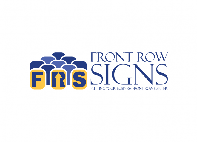 Logo Design #113 | 'Front Row Signs' design project | DesignContest