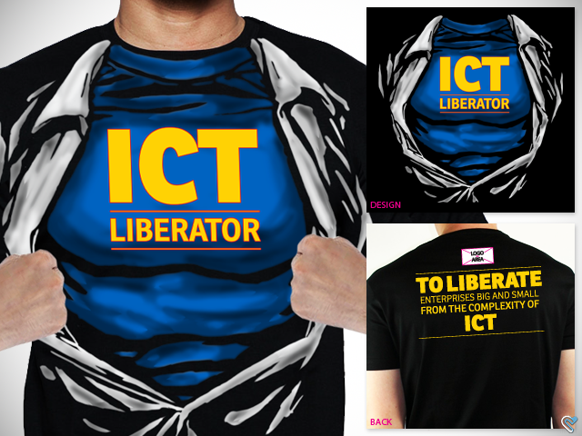 T-shirt Design #26 | 'ICT Company' design project | DesignContest