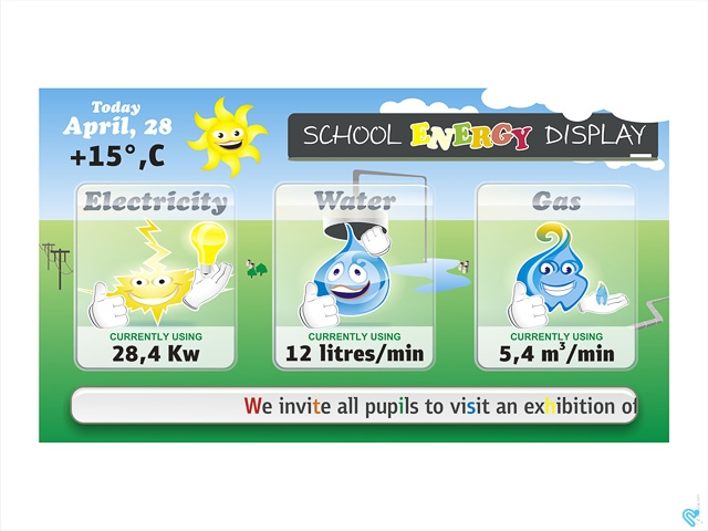 Graphic Design #22 | 'Energy Displays for schools - displaying and ...