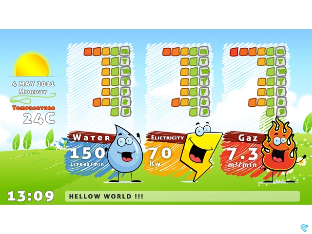 Graphic Design #60 | 'Energy Displays for schools - displaying and ...