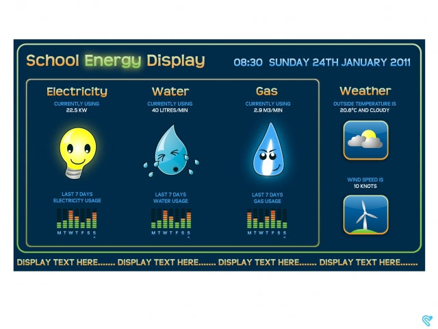 Graphic Design #37 | 'Energy Displays for schools - displaying and ...