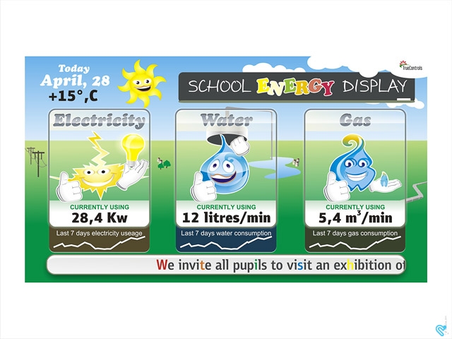 Graphic Design #45 | 'Energy Displays for schools - displaying and ...