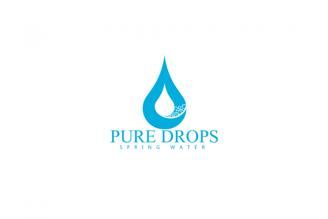 Logo Design #61 | 'PURE DROPS Spring Water' design project ...