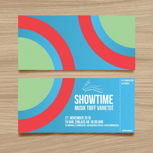 Ticket Design #1 | 'The Modern Wind Orchestra' design project ...